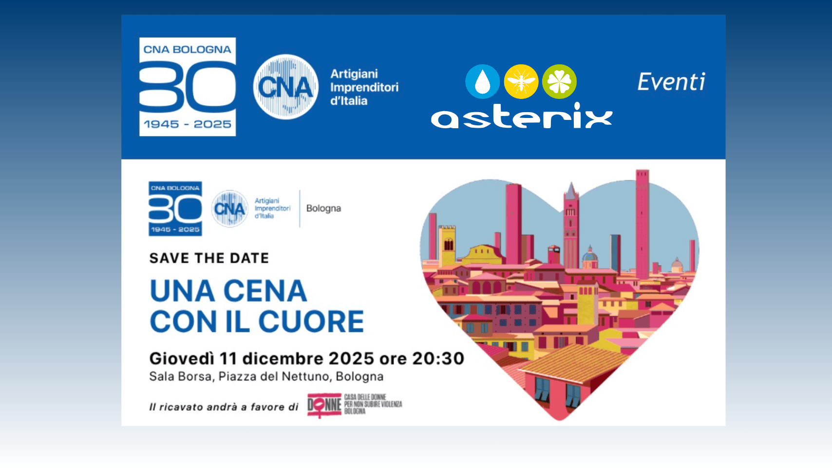 Asterix alla Cena con il Cuore: insieme per il rispetto - Asterix